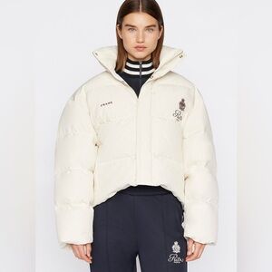 Frame Denim | Jackets & Coats | Frame X Ritz Carlton Cream Cropped ...